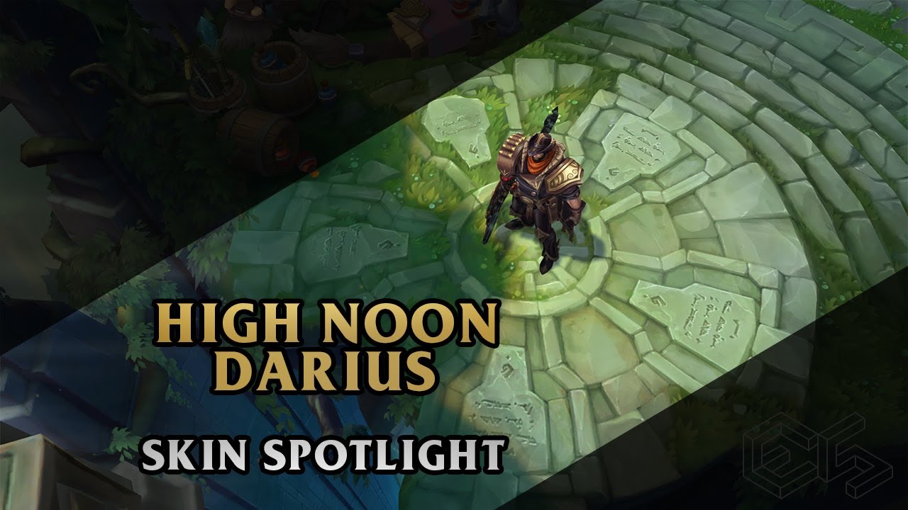 High Noon Darius League of Legends Skin Spotlight - YouTube