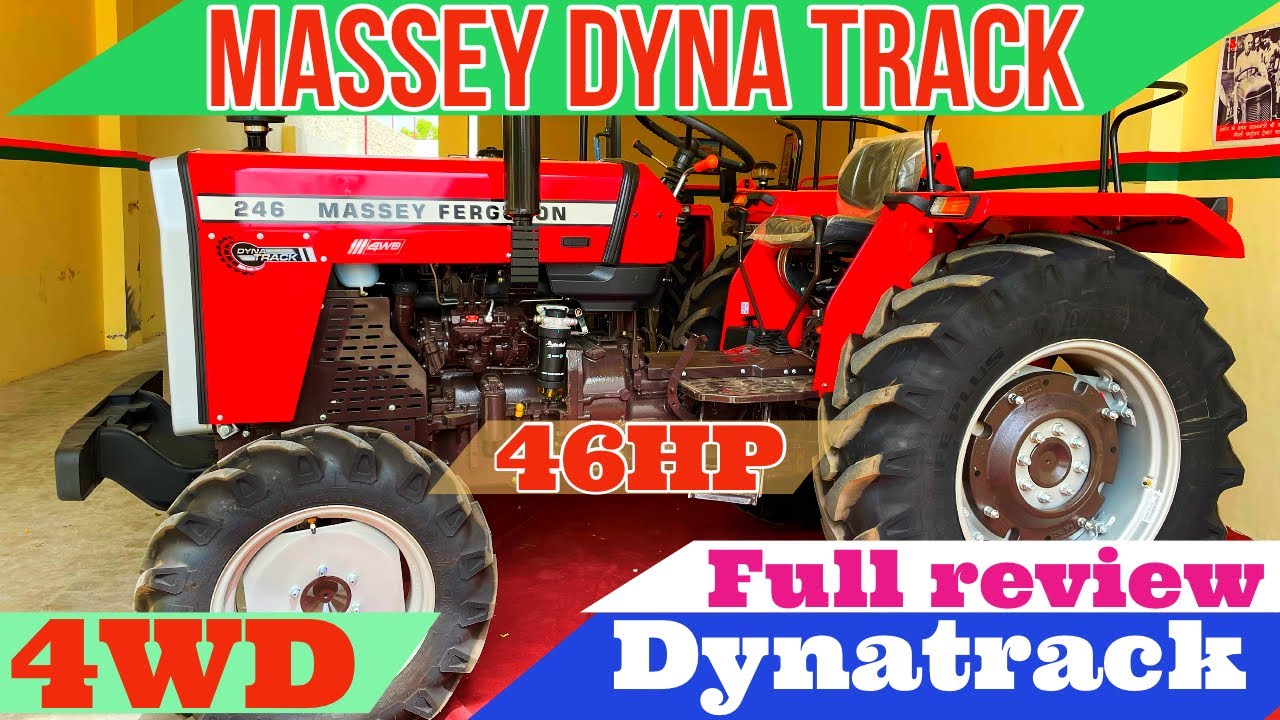 Massey Ferguson Dynatrack 246 4WD // review,features and price - YouTube
