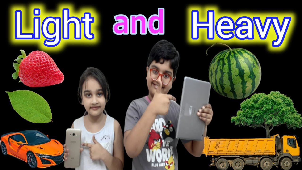 Light and Heavy|Heavy and light experiment|Heavier and Lighter concepts ...