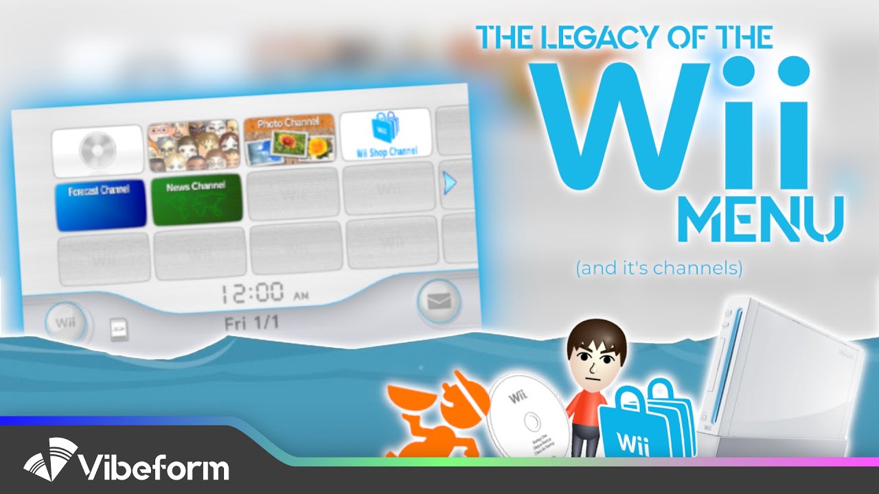 The Legacy of the Wii Menu (and it's channels) - YouTube