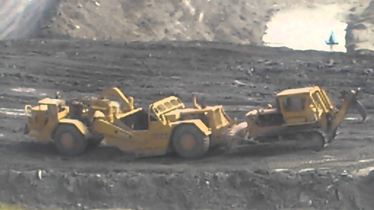 Motor scrapers - YouTube