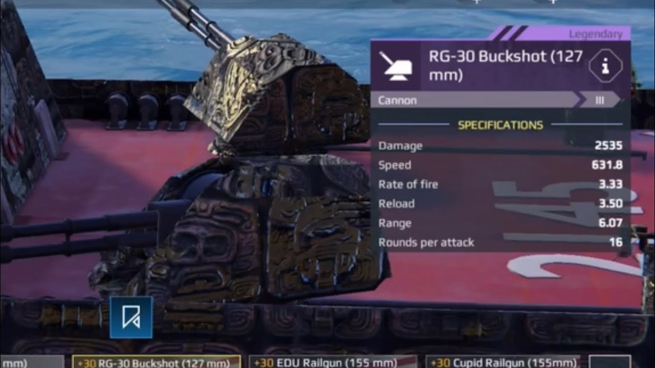 NEW RG-30 (BUCKSHOT) 127mm canon!!! - YouTube