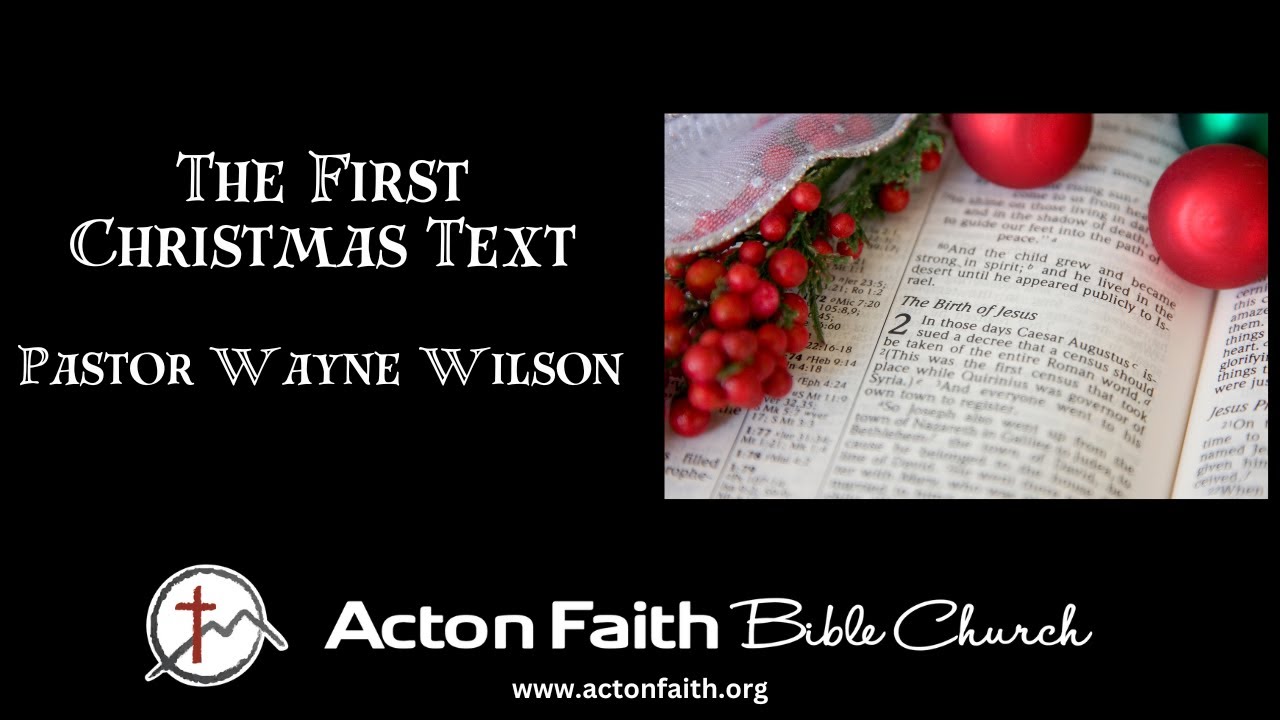 The First Christmas Text - YouTube