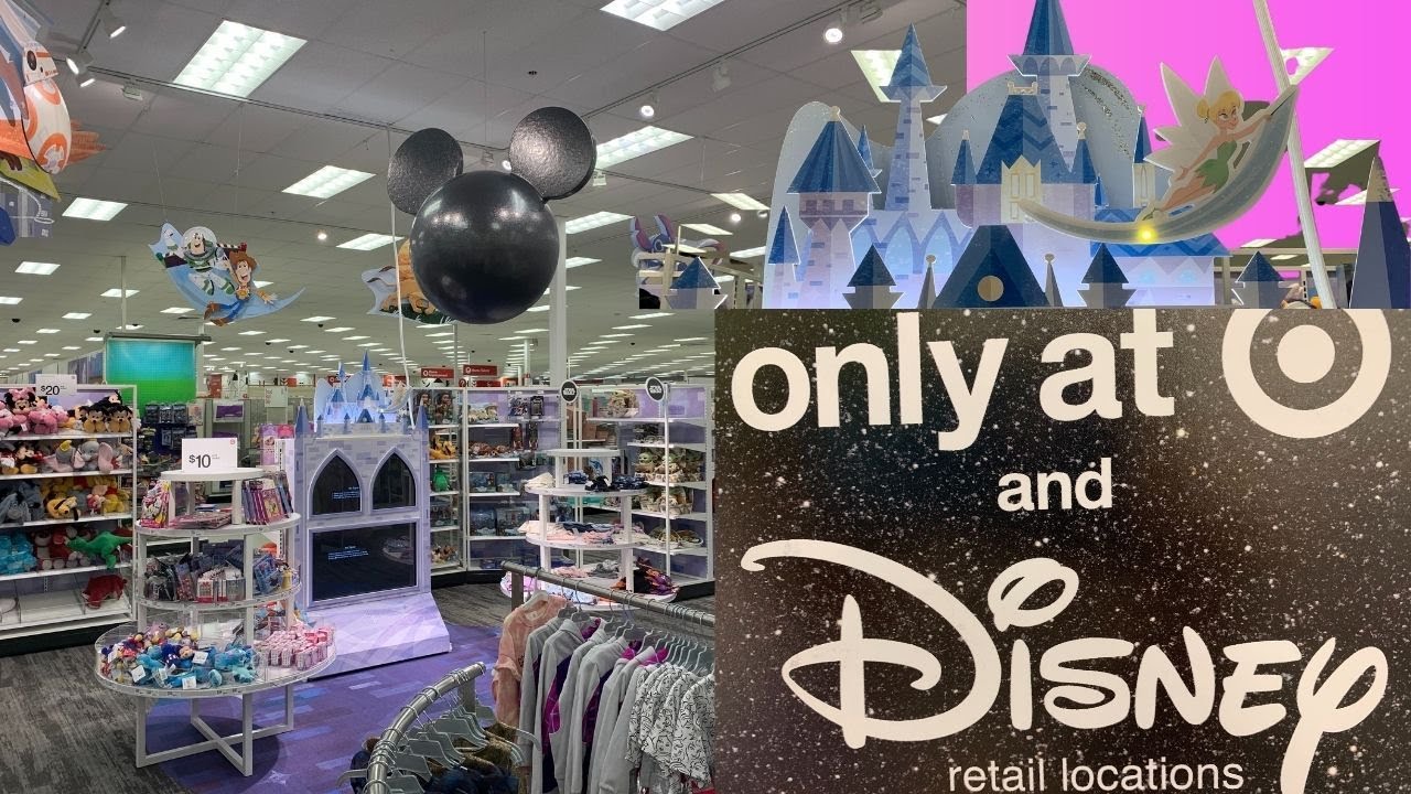 " New" Disney store Inside the TARGET Vista South, California 👀 - YouTube