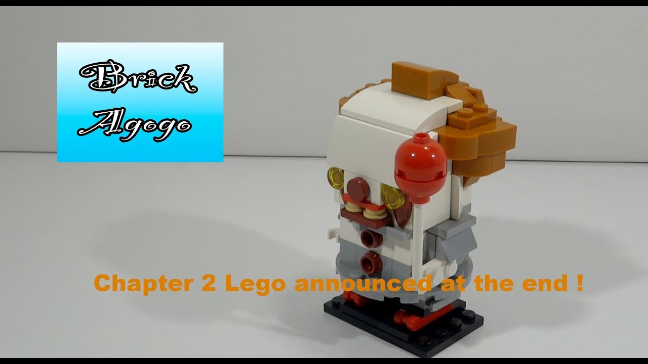 Lego Pennywise BrickHeadz Chapter 2 - Lego Custom MOC - YouTube