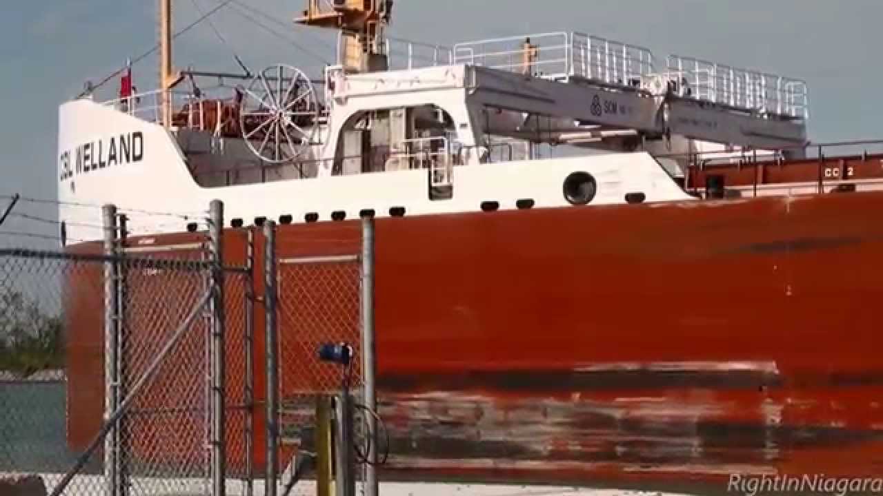 New ship CSL WELLAND above Lock 2, Welland Canal (2015) - YouTube