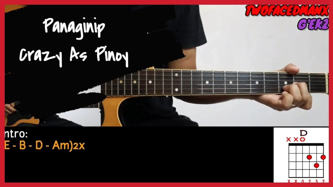 Panaginip - Crazy As Pinoy (With Guitar 2) (Guitar Cover With Lyrics ...