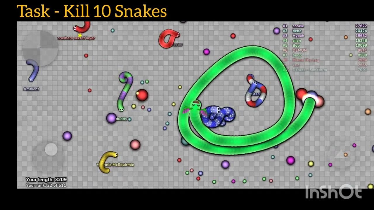 slither.io :- Task- Kill 10 Snakes - YouTube