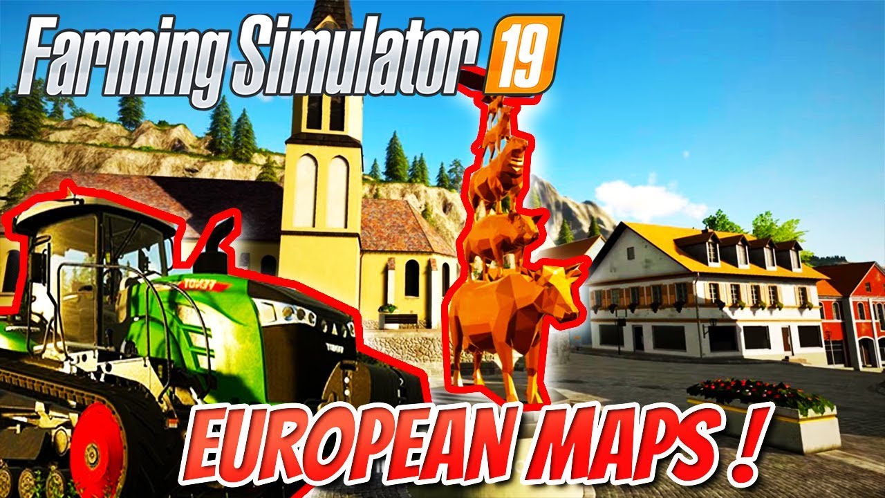 FARMING SIMULATOR 19 NEWS | PREMIERES IMAGES DE LA MAPS ! (EUROPE FS19 ...
