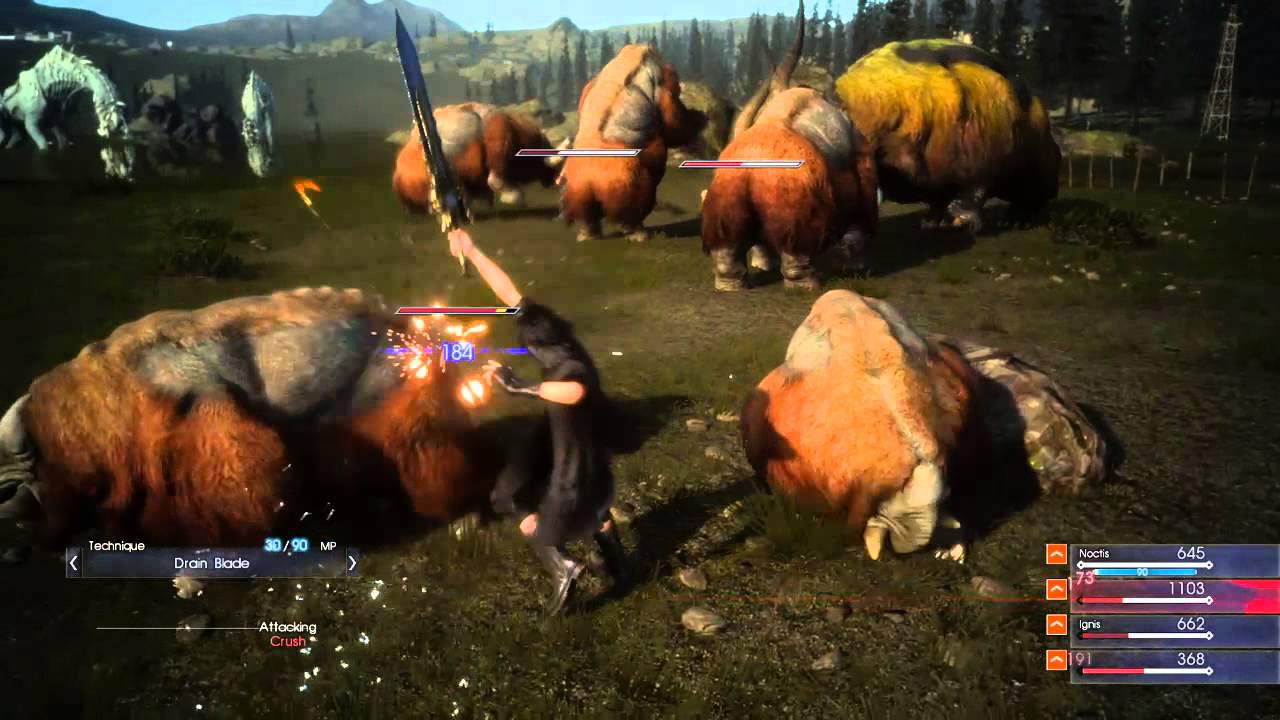 FINAL FANTASY XV EPISODE DUSCAE Gameplay - YouTube