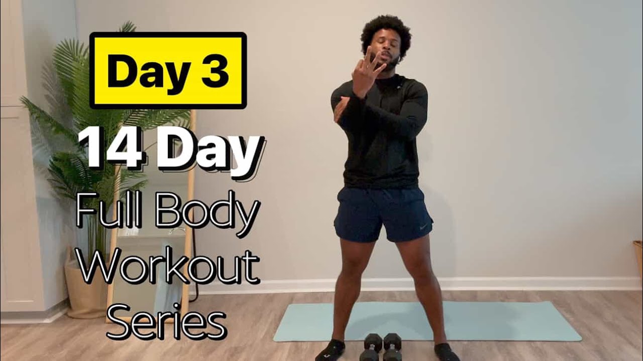 Day 3: 14 Day Easy & Simple Full Body Workout Challenge series - YouTube