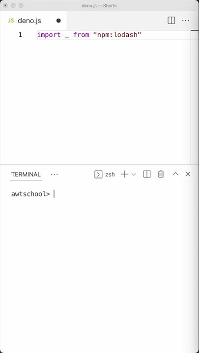 Deno Npm Module Support 🚀 #coding #deno #javascriptlibrary #ytshort # ...