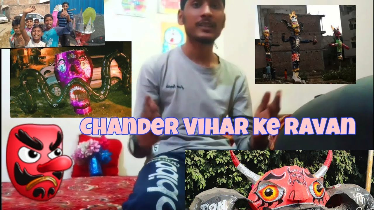 Delhi chander vihar Dussehra Ravan ki video | summy Dussehra video ...