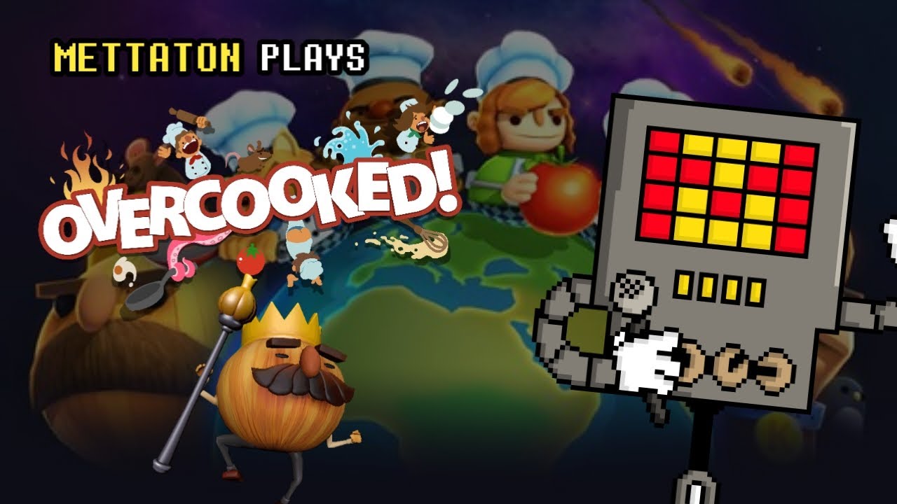METTATON PLAYS OVERCOOKED | COOKING WITH A KILLER ROBOT! - YouTube