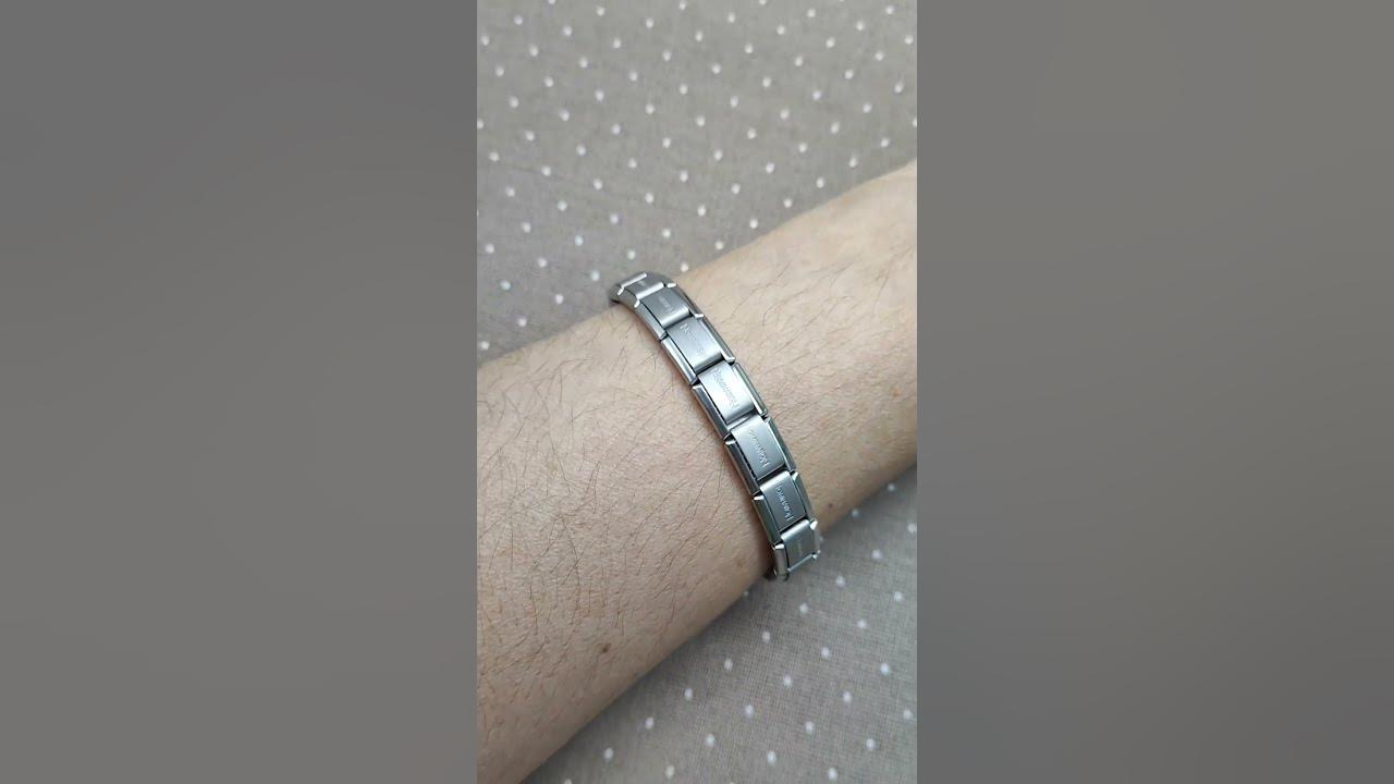 Серебряный браслет номинейшен - YouTube