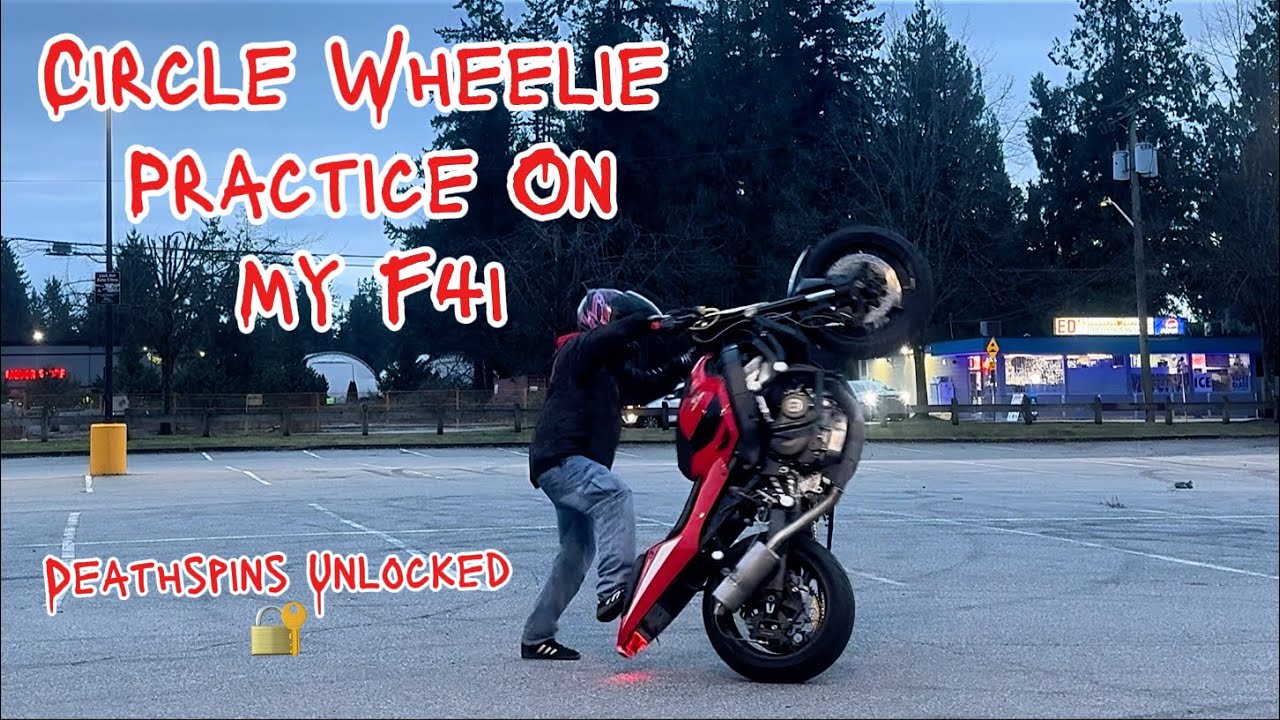 Circle Wheelie Practice | F4i Stunt Progression - YouTube