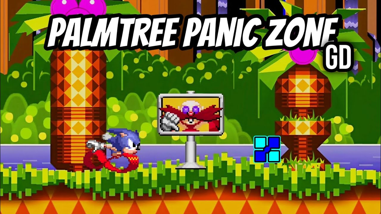PALMTREE PANIC ZONE EN GEOMETRY DASH - YouTube