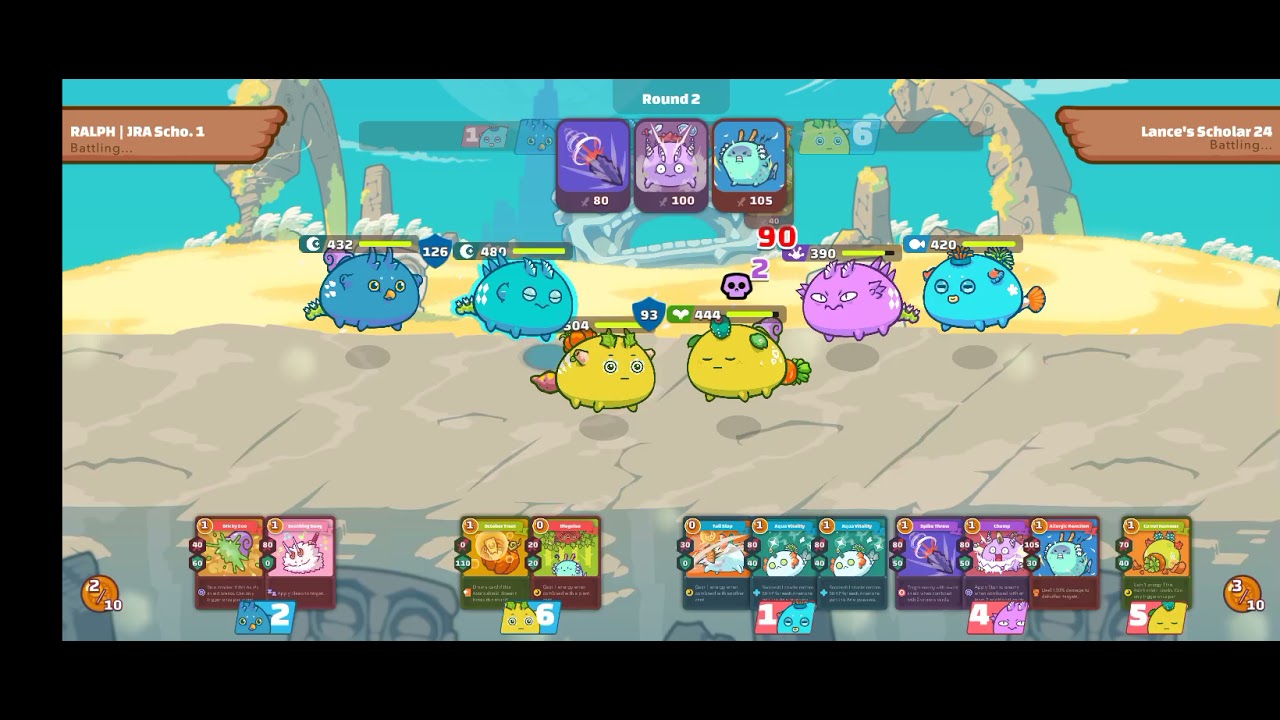 dust termi vs animoni #axieinfinity - YouTube