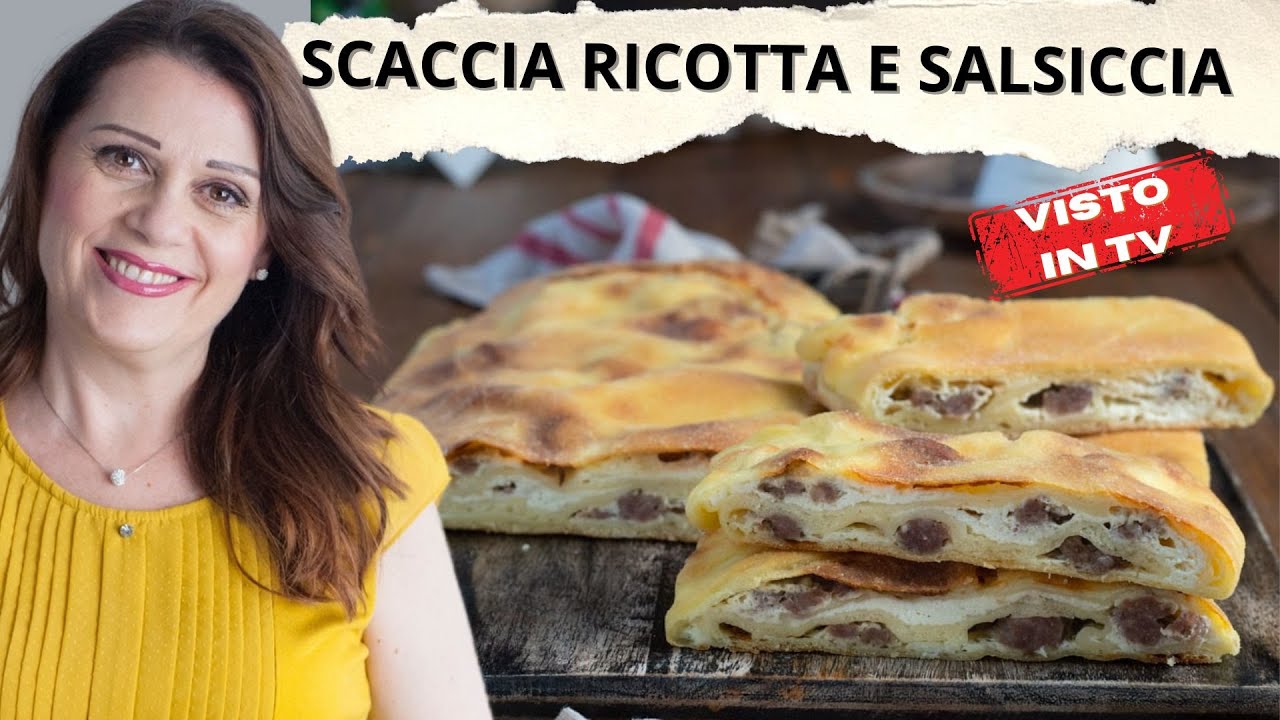 Scaccia Siciliana Autentica: Ricotta e Salsiccia Fatta in Casa - YouTube