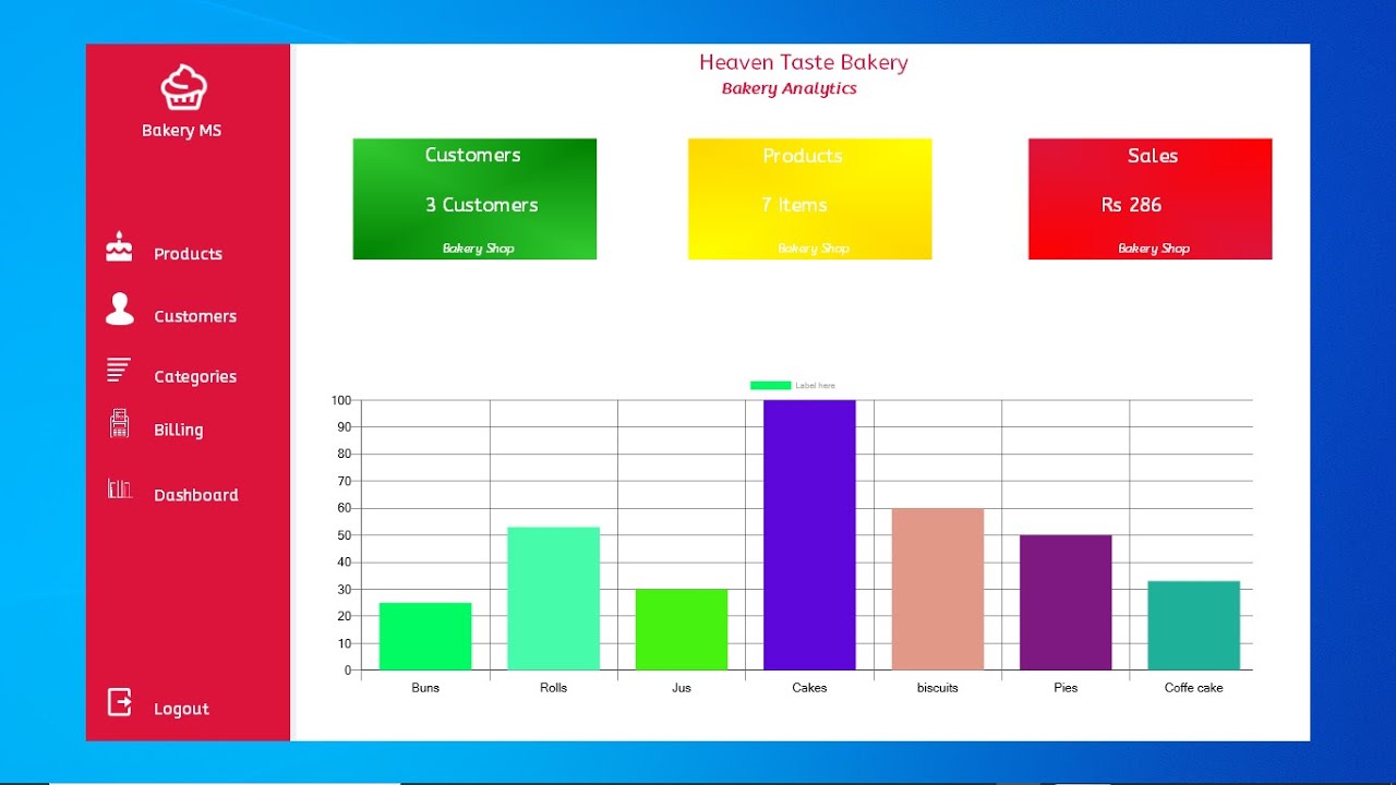 Bakery Shop Management System Using C# Module 1 - YouTube
