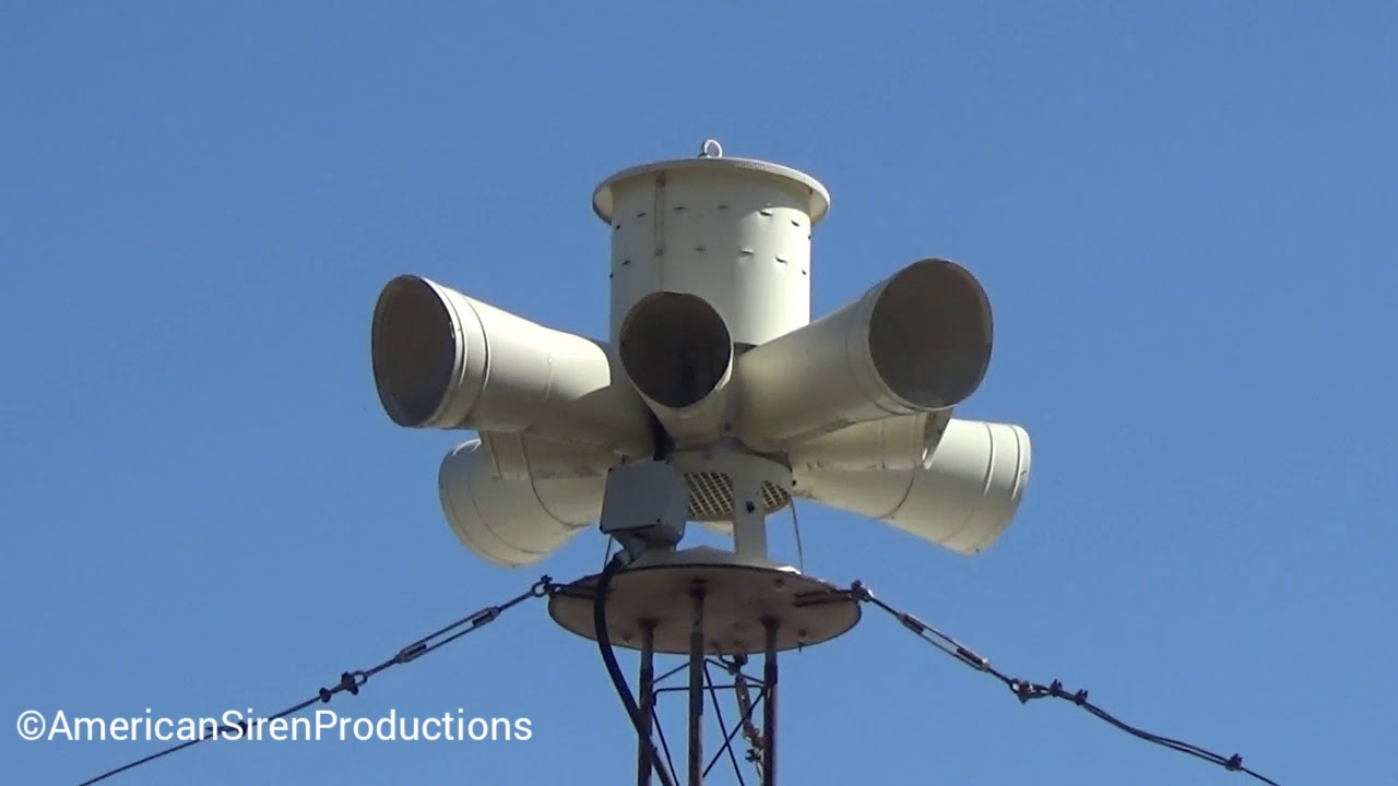 Sentry 10V Unexpected Siren Test, Varna, iL - YouTube