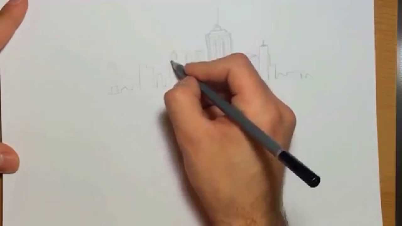 How To Quick Draw Buildings ( Part 1 ) - YouTube