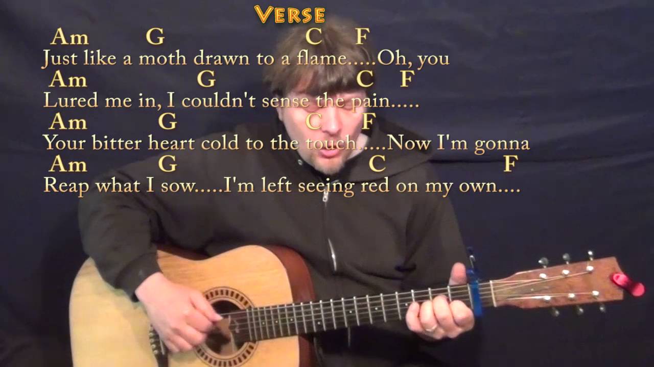 Stitches (Shawn Mendes) Fingerstyle Cover Lesson with Chords/Lyrics ...