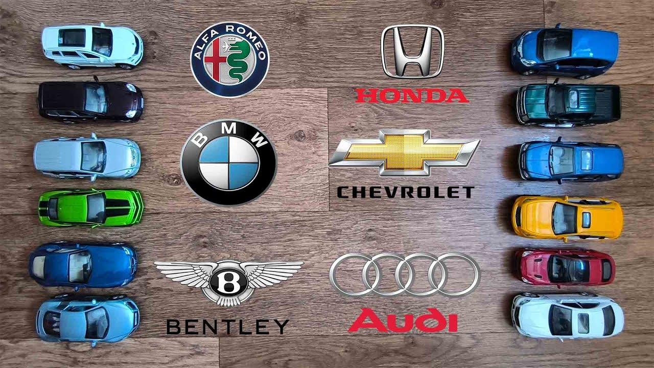 Learn Car Logos and Brands of Different Vehicles - YouTube