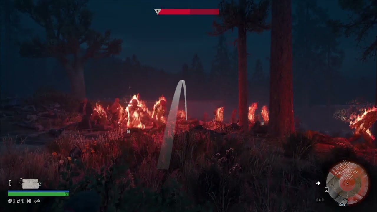 DAYS GONE - First Horde Boss Fight Stealth Kill - YouTube