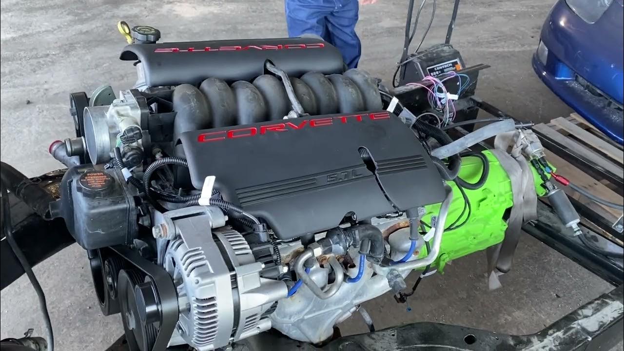 2001 CHEVY CORVETTE 5.7L LS1 ENGINE VIDEO STK#6624 - YouTube