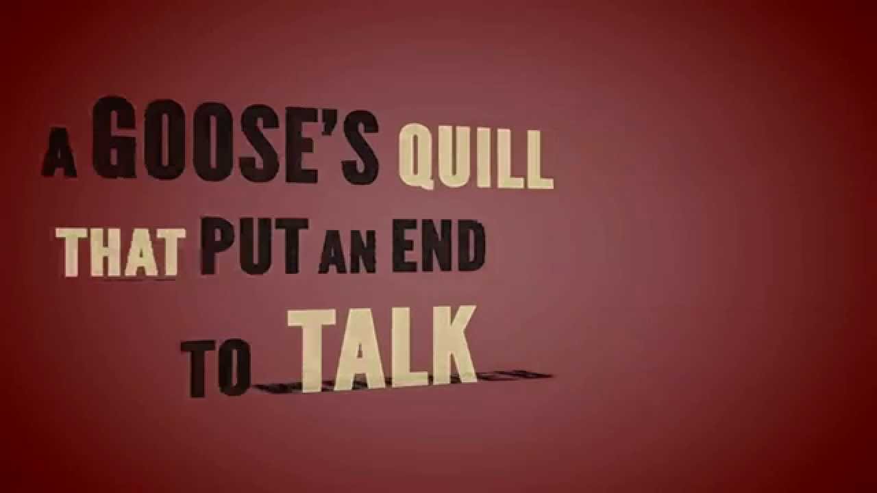 KineticTypography "The Hand that Signed the Paper" by Dylan Thomas ...