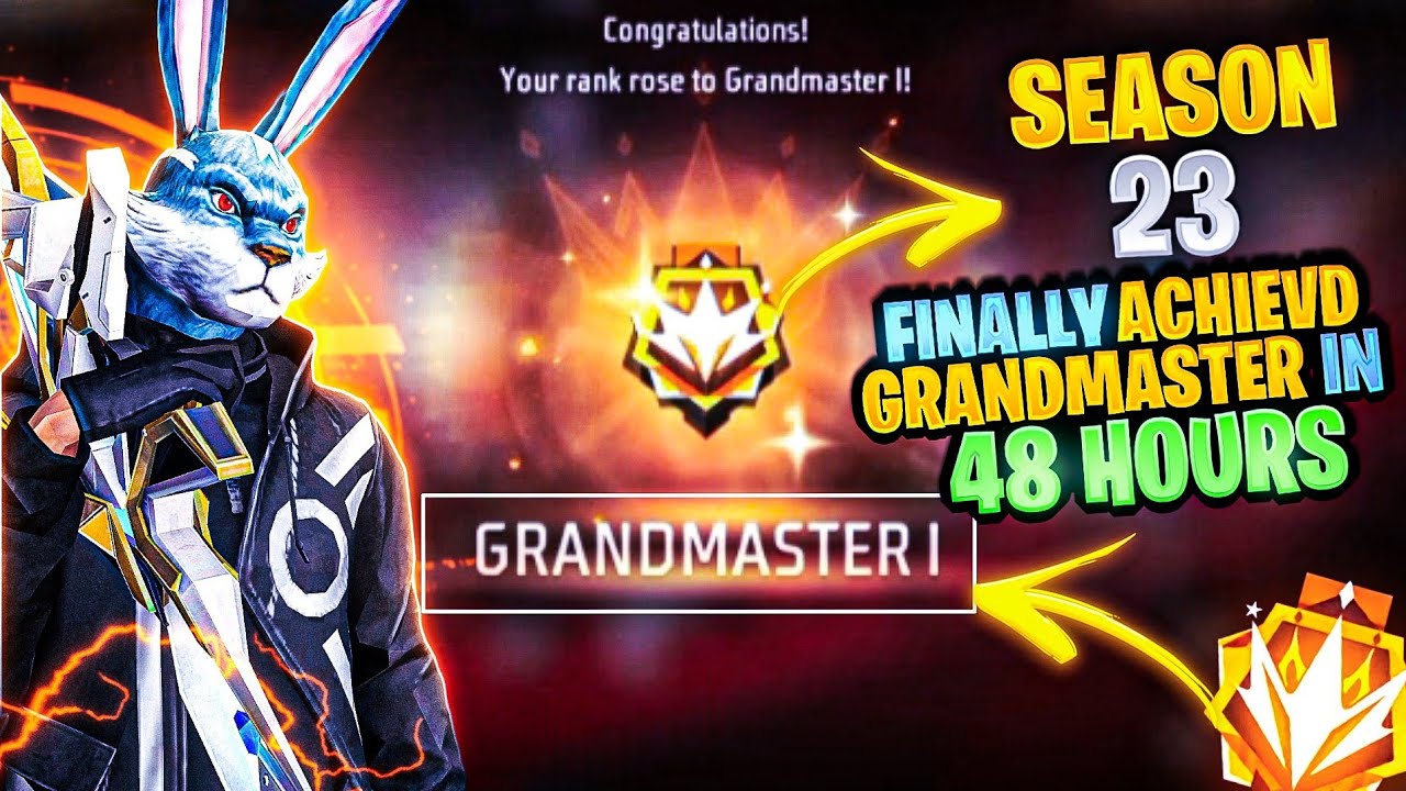 Finally 🤩 Grandmaster Completed In CS Rank | यह है मेरी Strategy जल्दी ...