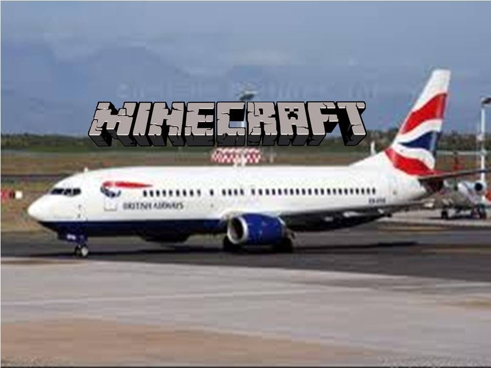 Minecraft Boeing 737 (small airplane) !!! - YouTube