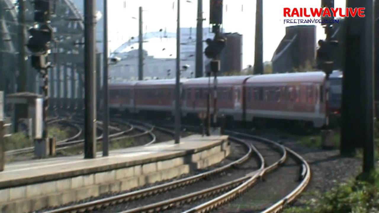 DB Regio DMU Class 628 departure to Köln Messe Deutz (HD) - YouTube