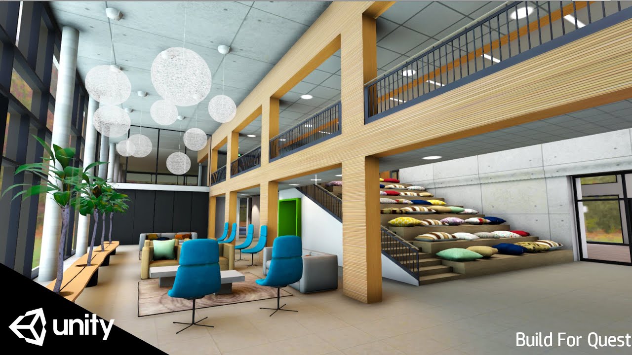 Unity3d office Walkthrough for Occulus Quest - YouTube