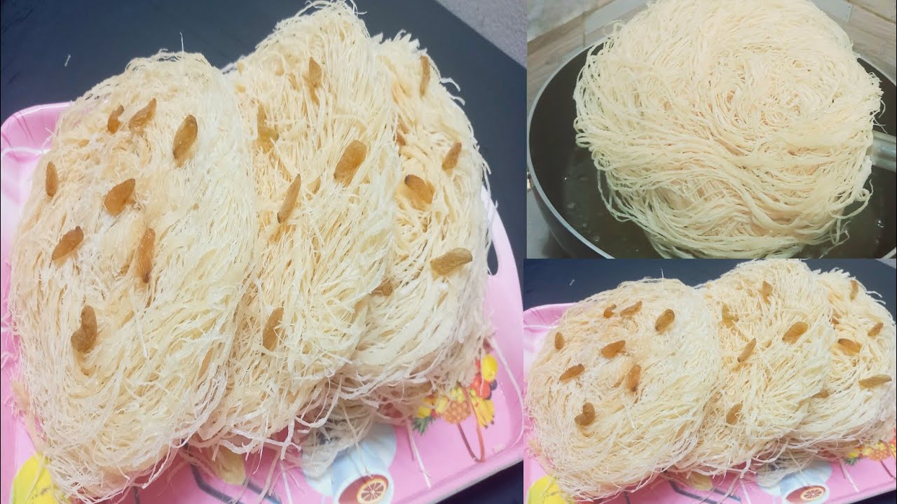 ঈদ স্পেশাল হাতে তৈরি লাচ্ছা সেমাই রেসিপি।Eid special handmade laccha ...