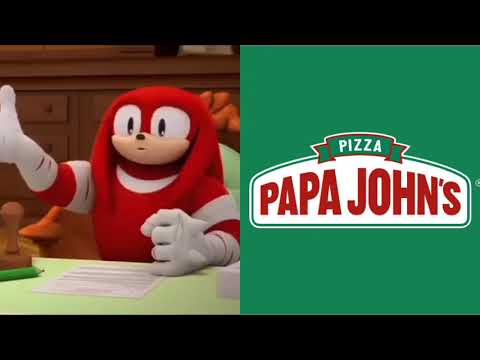 Knuckles approves fast food places and restaurants - YouTube