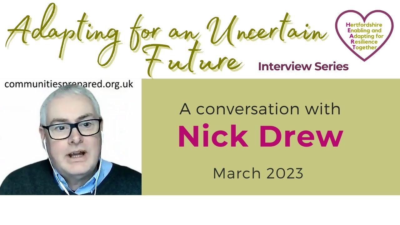 Adapting for an Uncertain Future: A conversation with Nick Drew - YouTube
