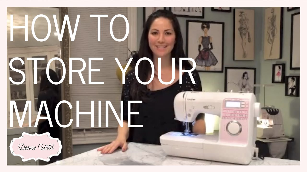 SEWING TIP: Properly Store Your Machine Between Projects - YouTube