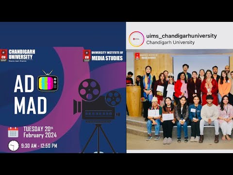 Akhir kon jitta Ad-Mad competition in the Chandigarh University - YouTube