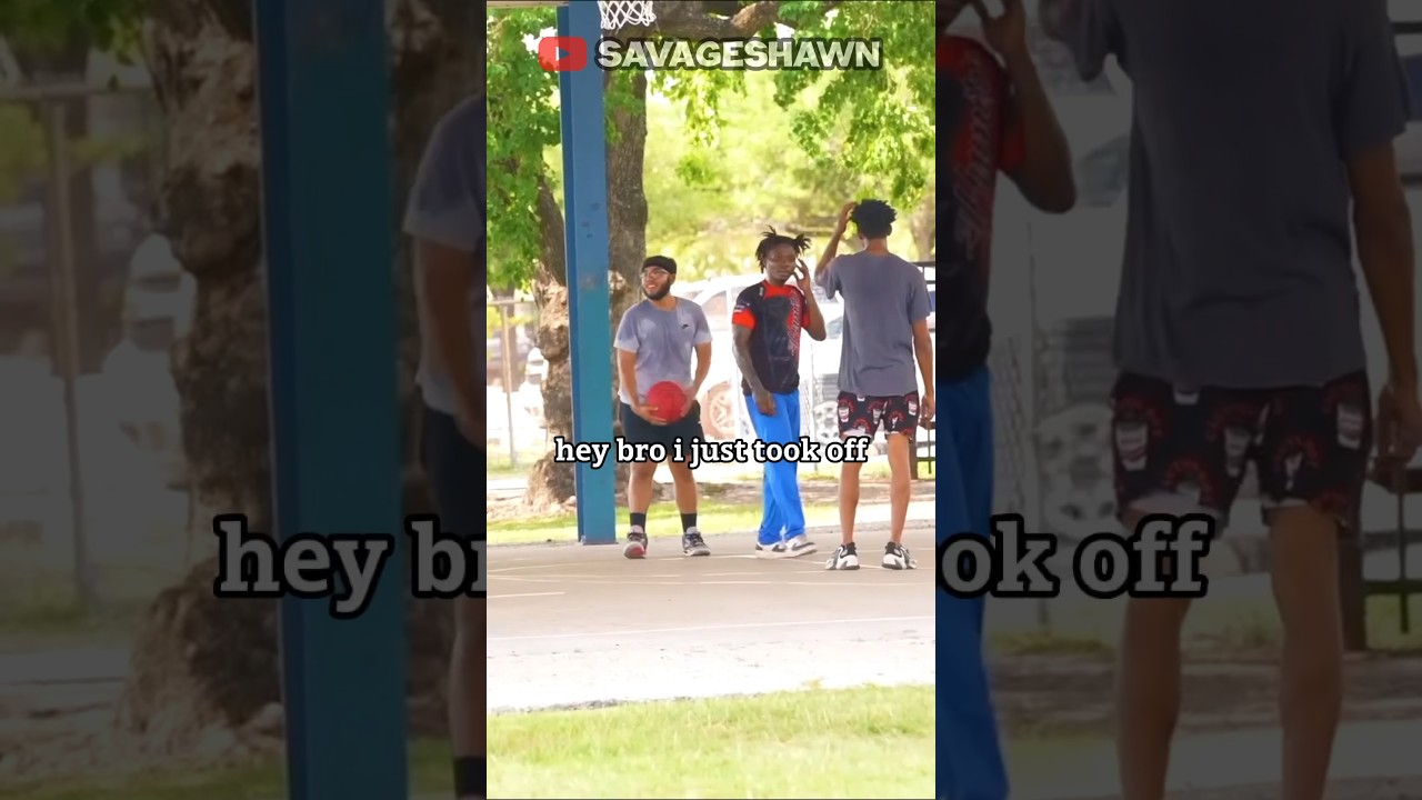 Exploding Basketball Prank! | Full video ️ @savageshawn| #prank # ...