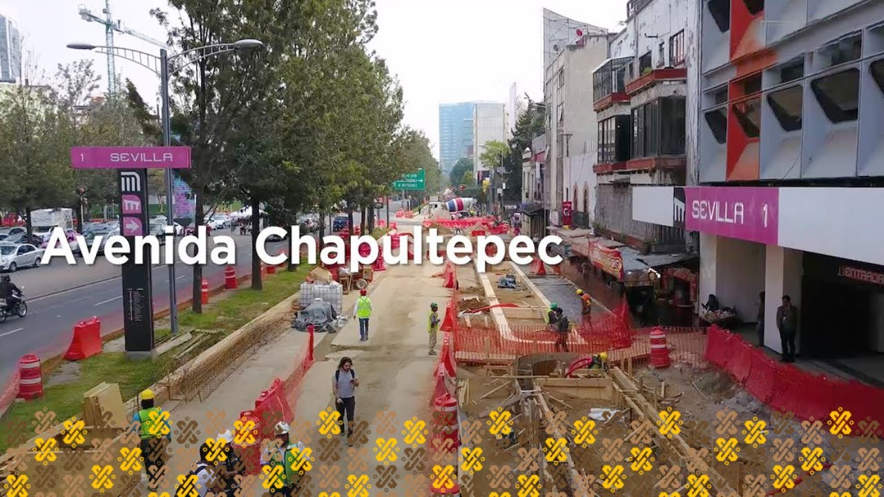 Mejoramos Avenida Chapultepec 🛤🍃 - YouTube