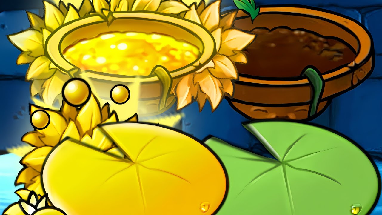 Pvz fusion secondary Mod Plants: Giant pot and Giant Lotus. - YouTube