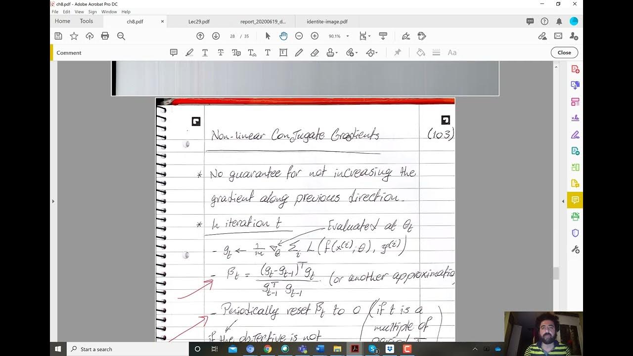 Introduction to Deep Learning - Module 3 - Video 69: Non-Linear Conjugate Gradients - YouTube