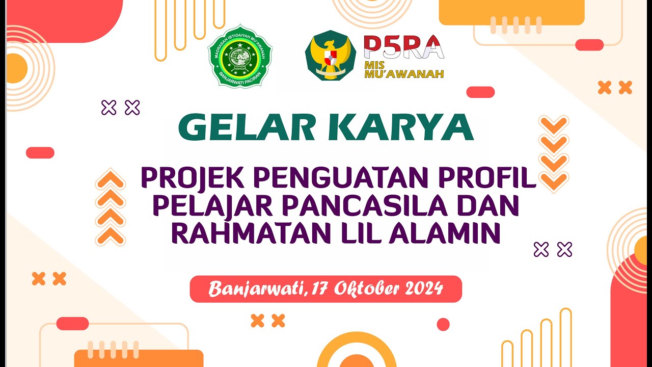 🔴LIVE - GELAR KARYA Projek Penguatan Profil Pelajar Pancasila (P5RA ...