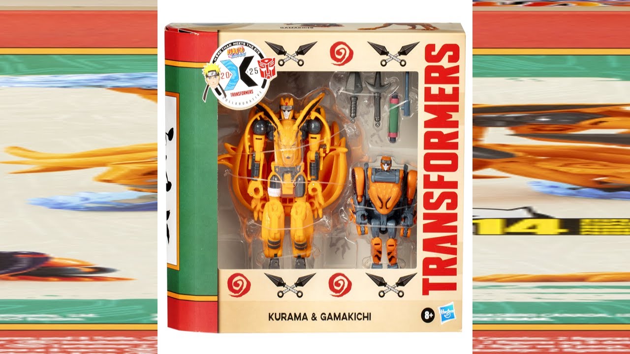 A LOOK AT: Transformers x Naruto Crossover Kurama & Gamakichi Official ...