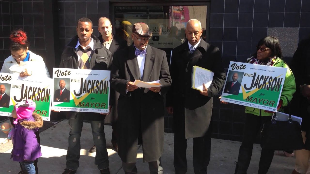 Freeholder Samuel Frisby Endorses Eric Jackson For Mayor - YouTube