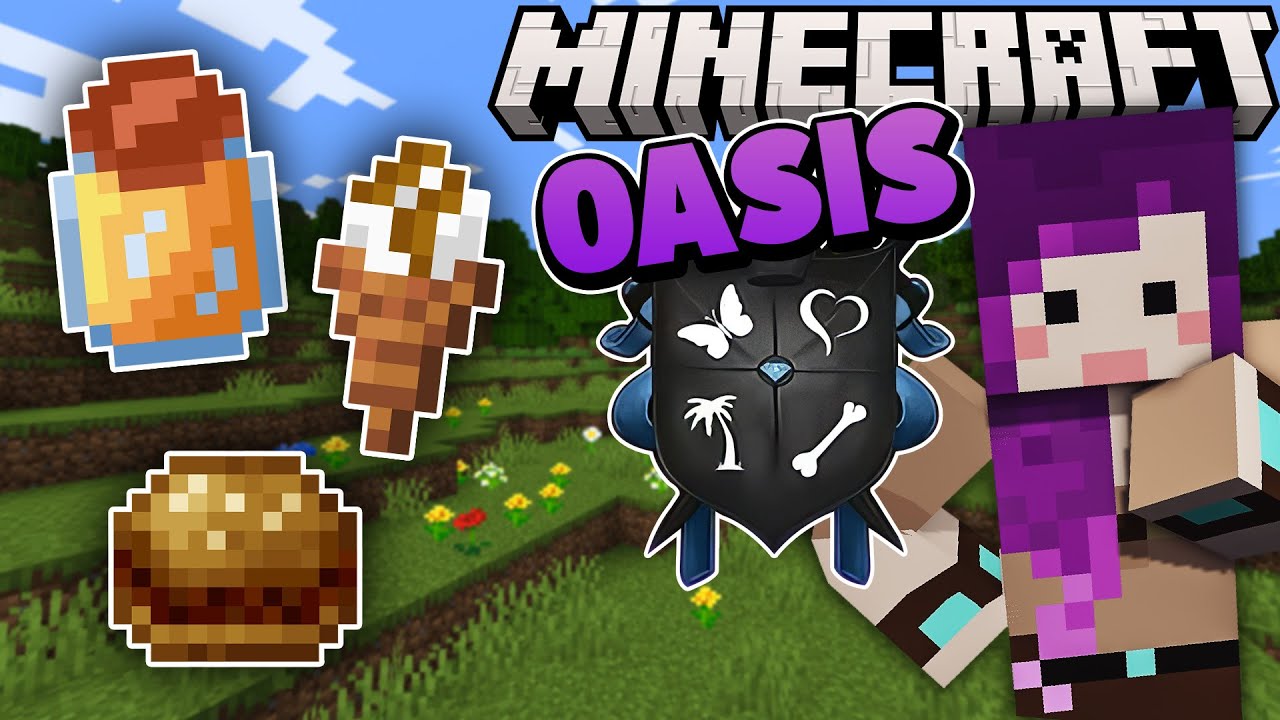 Making Delicious Foods in Minecraft Oasis | Ep.59 - YouTube
