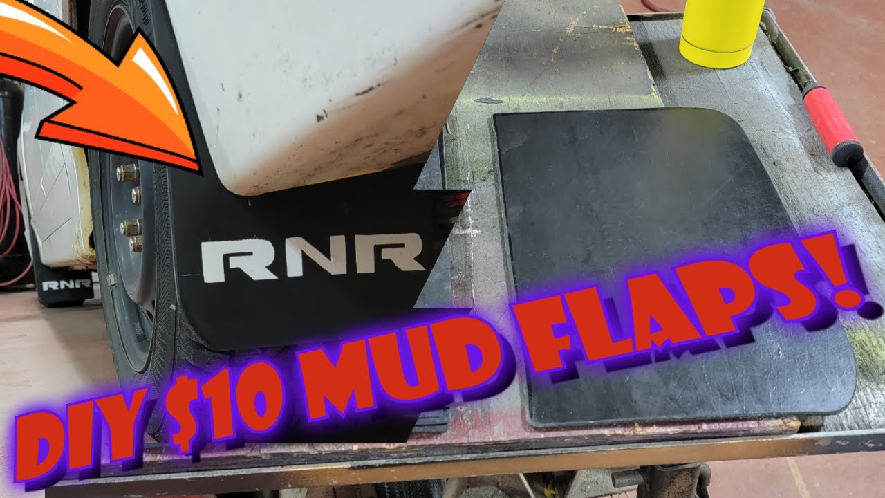 DIY $10 Mud flaps! - YouTube