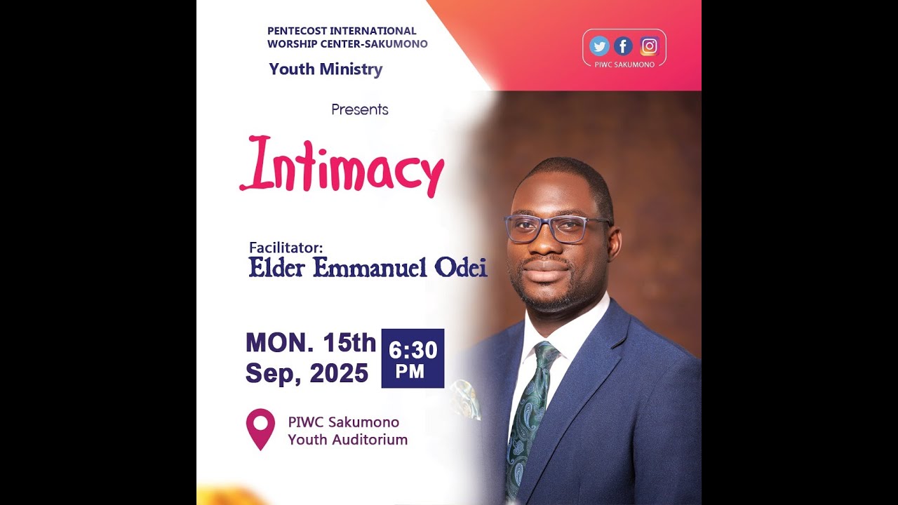 Intimacy with Eld. Emmanuel Odei | Youth Ministry | 15-09-25 - YouTube